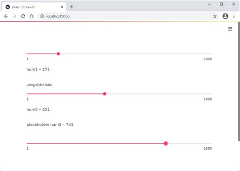 slider current value is not displayed with streamlit 0 73 x using streamlit streamlit