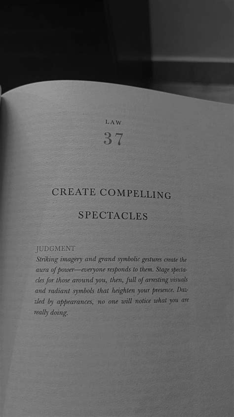 the 48 laws of power chapter 37 compelling spectacles vedika agarwal posted on the topic