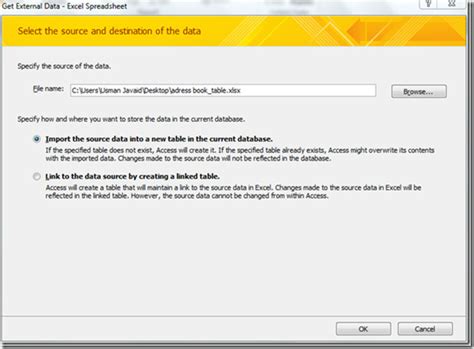 import mysql database from phpmyadmin to ms access