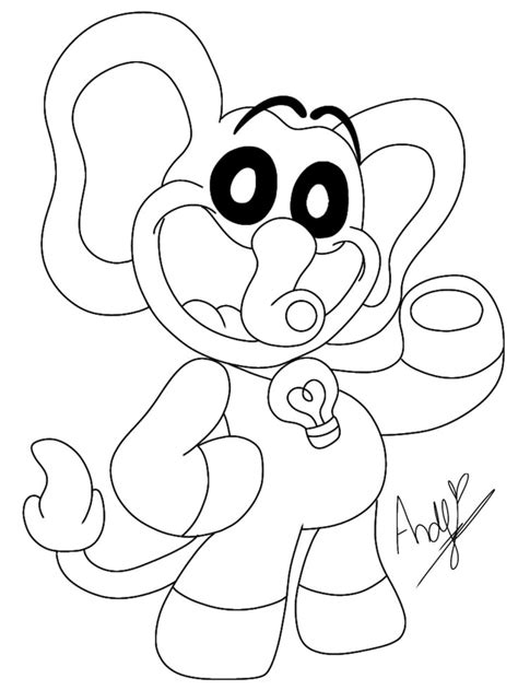 Bubba Bubbaphant Smiling Critters Para Colorear En 2024 Imagenes