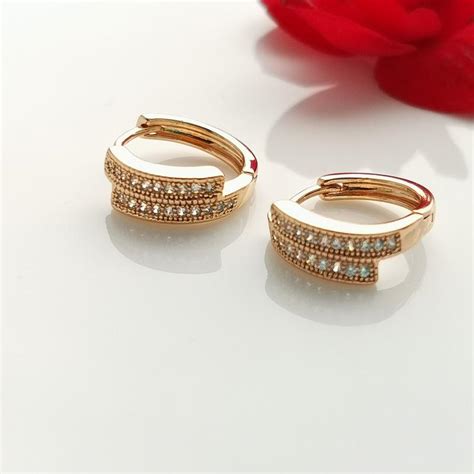 Красивые женские серьги колечки — цена 209 грн в каталоге Серьги Купить аксессуары по доступной