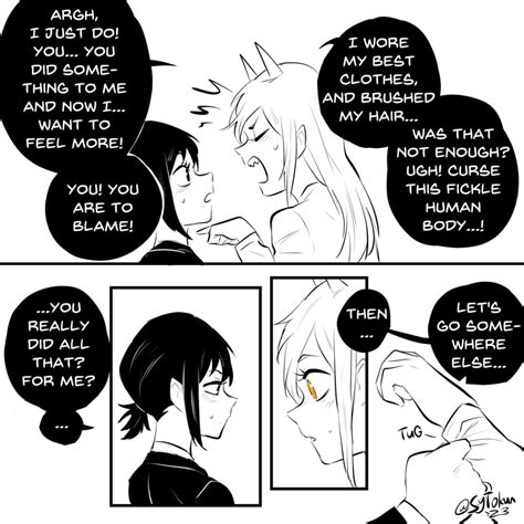 Power And Higashiyama Kobeni Chainsaw Man Drawn By Sytokun Danbooru