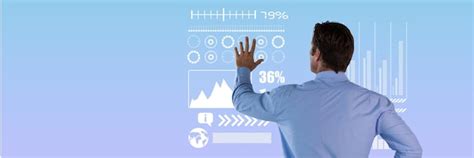 Premium Photo Man Touching White Interface With Plain Background