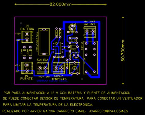 PCB CONTROL ENCENDIDO 4 CIRCUITOS POR ARDUINO EasyEDA Open Source