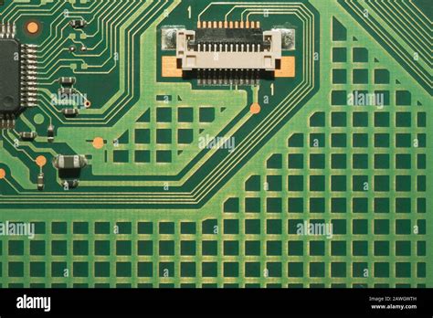Electronic Circuit Board Abstract Background Computer Motherboard Close Up Modern Technologies
