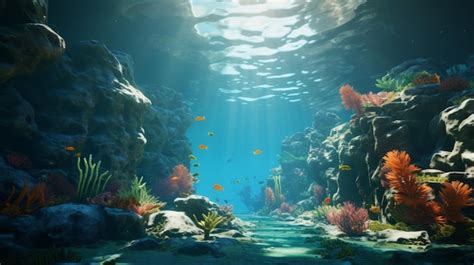 Premium Photo Underwater Exploration Immersive Oceanic Journey With Unreal Engine 5