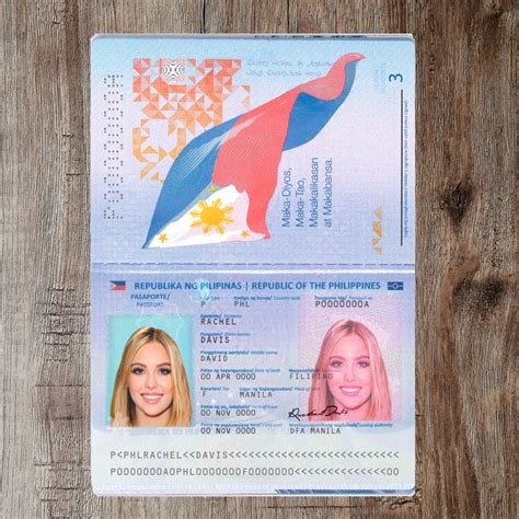 Blank Philippine Passport Template