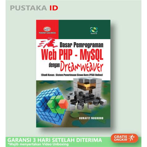Promo Buku Dasar Pemrograman Web PHP MySQL Dengan Dreamweaver Kota Tangerang Pustaka ID