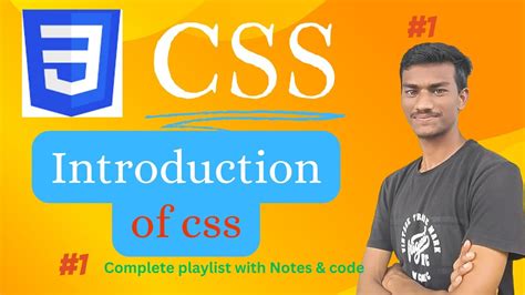 introduction of css syntax of css css tutorial for beginners youtube