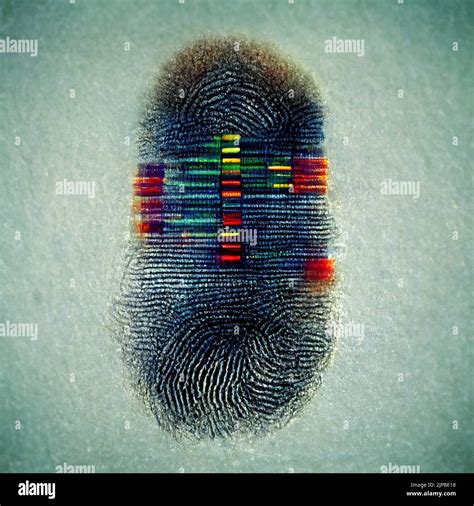 DNA Profiling And Genetic Fingerprinting Illustration Stock Photo Alamy