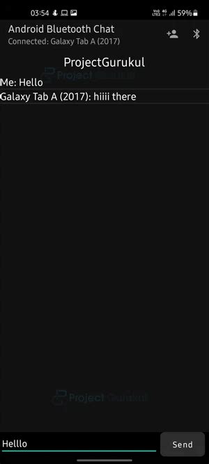Create Bluetooth Chat App Using Android Project Gurukul