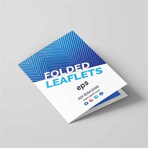 A4 Folded Leaflet Eps Ltd Ecclesville Printing Services