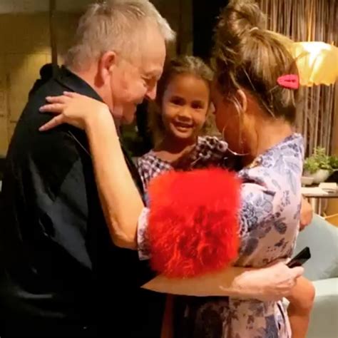 Watch Chrissy Teigens Heartwarming Thanksgiving Dance With Her Dad
