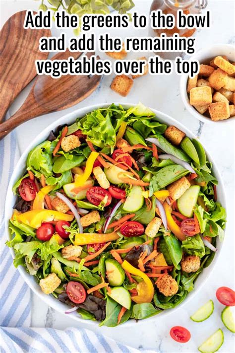 Easy Garden Salad Recipe House Salad Kylee Cooks