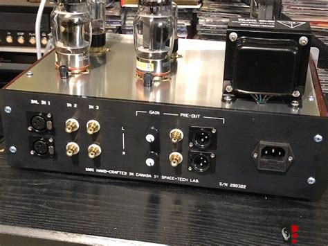Space Tech Lab Qa 115 Mk4 Super Organic Balanced Tube Pre Amp With Big Tube Rectifier And Vu