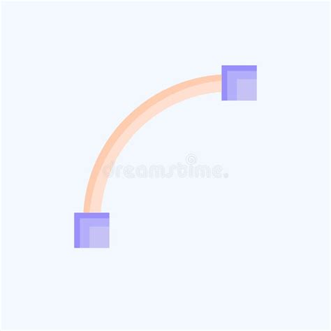 Icon Draw Arc Related To Graphic Design Tools Symbol Flat Style Simple Design Editable