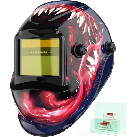 Casco De Soldadura Con Oscurecimiento Automático Bloqueo De Luz Azul