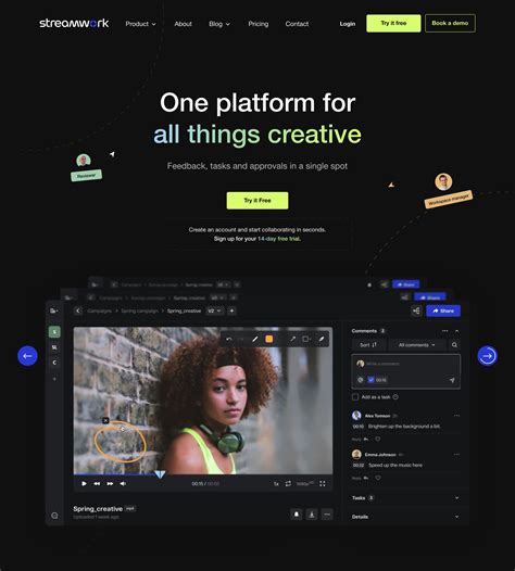 Saaspo Streamwork Product Page