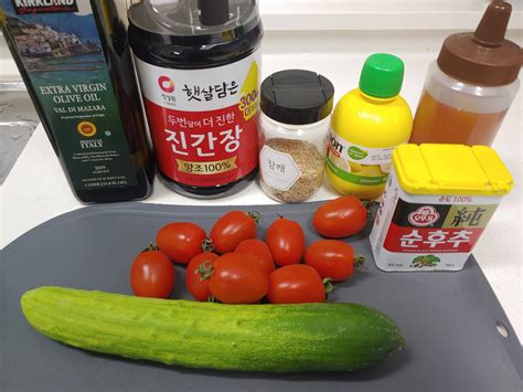 속이 편안한 토마토오이샐러드 레시피