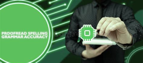 Text Showing Inspiration Proofread Spelling Grammar Accuracy Business Showcase Reading And