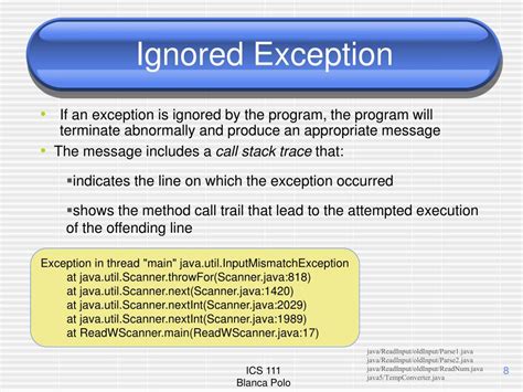 ppt exception handling powerpoint presentation free download id