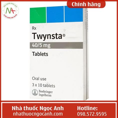 Thuốc Trị Cao Huyết áp Twynsta 40mg 5mg Giá Bao Nhiêu Mua ở đâu