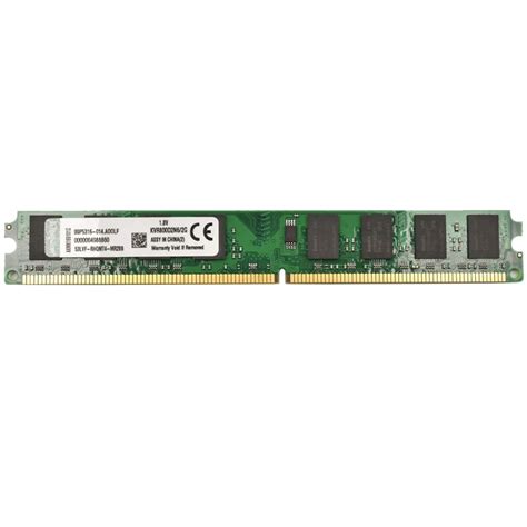 رم دسکتاپ Ddr2 تک کاناله 800 مگاهرتز کینگستون ظرفیت 2 گیگابایت