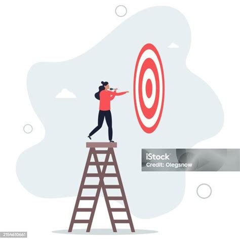 성공 사다리 목표 비즈니스 목표 또는 작업 목적을 달성하기 위한 열망flat 벡터 일러스트 레이 션 가능한에 대한 스톡 벡터 아트 및 기타 이미지 Istock
