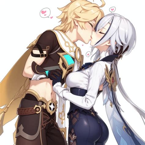 Aether Y Arlecchino Genshin Impact Hoyolab