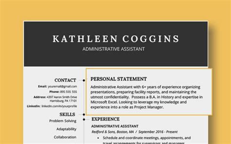 Best Opening Statement Examples For Resumes Updated 2022