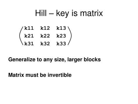 ppt hill cipher powerpoint presentation free download id 546851