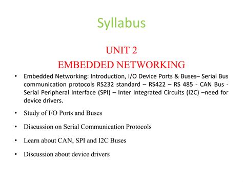Embedded Systems Overview Pptx Operating Systems Computer Software And Applications