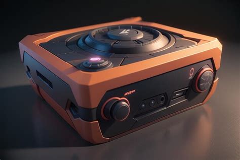 Premium Ai Image Game Console Console Device 3d Rendering Model Handheld Entertainment Offline