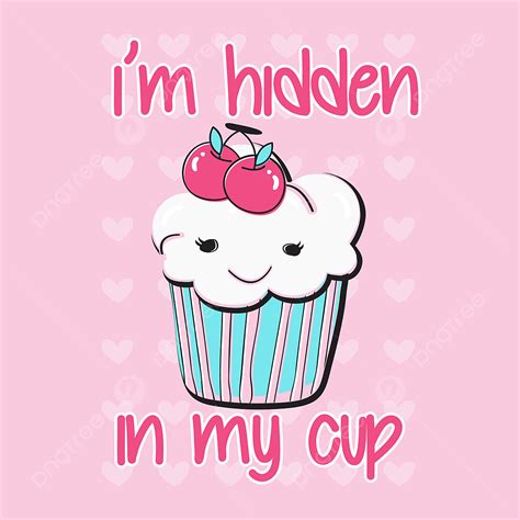 손으로 그린 귀여운 컵 케 익 T 셔츠 인쇄 블록 클립 아트 컵케익 티 Png 일러스트 및 벡터 에 대한 무료 다운로드 Pngtree