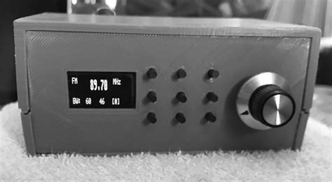 free 3d file arduino si4735 dsp radio enclosure・3d printer model to download・cults