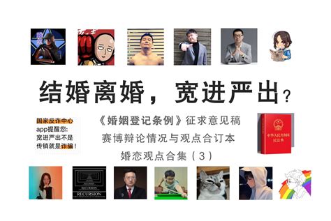 全面观点合集——婚姻登记条例丨结婚不用户口本 离婚冷静期丨婚恋篇（3） 混乱粉笔 混乱粉笔 哔哩哔哩视频