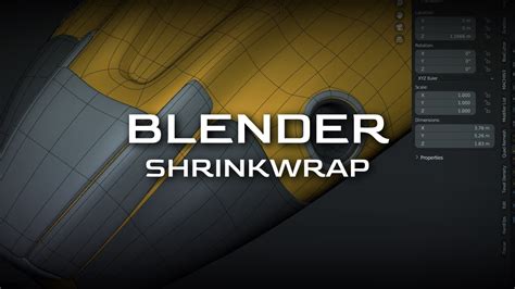 Blender Shrinkwrap YouTube