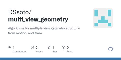 Github Dssotomultiviewgeometry Algorithms For Multiple View Geometry Structure From