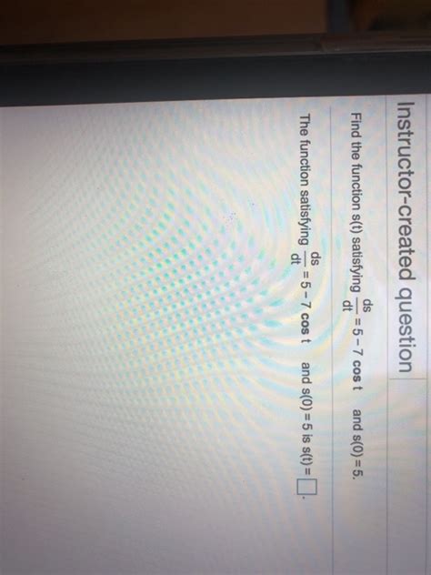 Solved Instructor Created Question Find The Function