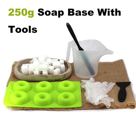 Zeep Kits Diy Set Donut Siliconen Mal Met Zeep Bas Grandado