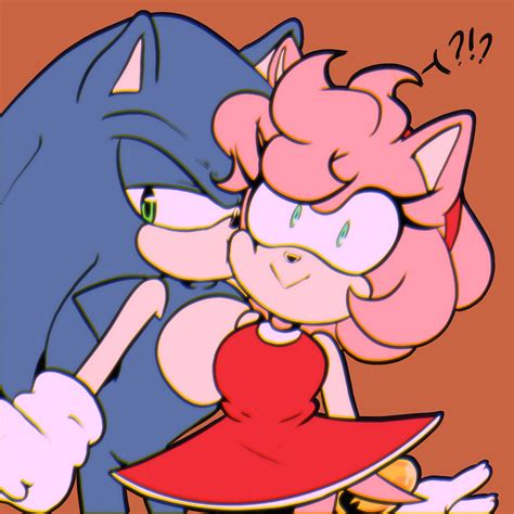 Sonic Sonamy Kissing