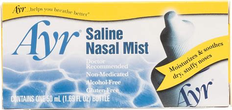 Ayr Saline Nasal Mist Spray 1 69 Ounce