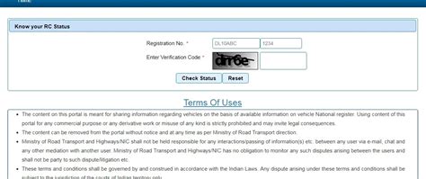 Check Vehicle RC Details Online Registration Certificate Details Online