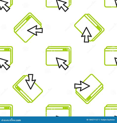 Line Web Design And Development Concepts Icon Isolated Seamless Pattern