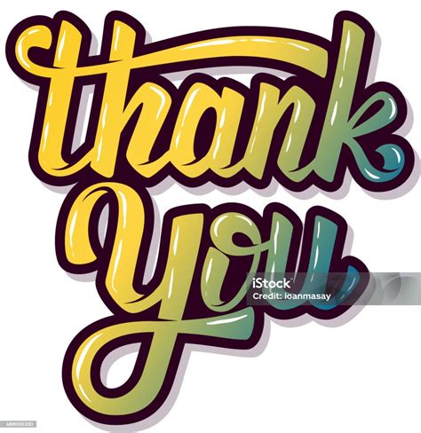 감사합니다 핸드 그린 레터링 문구 흰색 배경에 고립입니다 디자인 요소 포스터 엽서 벡터 일러스트 레이 션 감사합니다에 대한 스톡 벡터 아트 및 기타 이미지 Istock