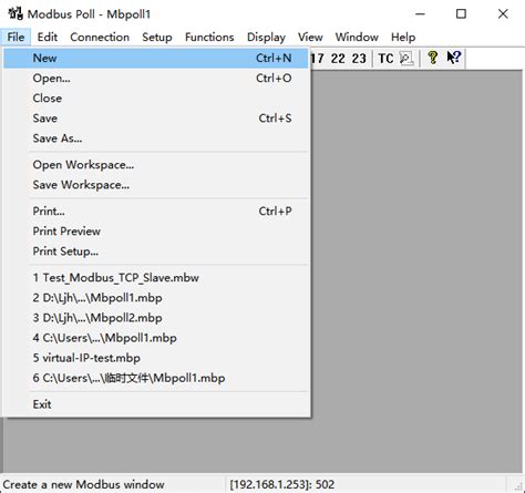 Modbustcp Slave 开发