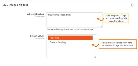 configuration settings magento 2 image alt tags extension
