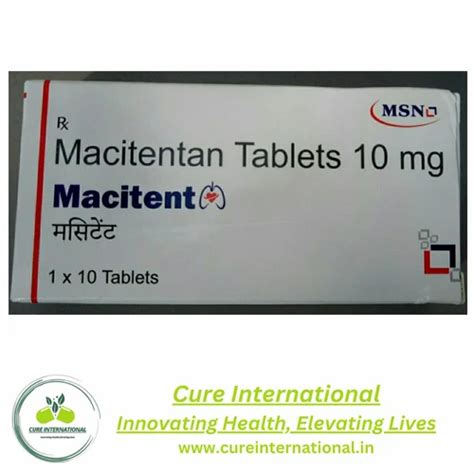 Macitentan 10mg Tablet Macitent At ₹ 1500strip Macitentan Tablet In