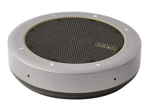 StarTech Com USB C Conference Speaker Mini Dock Portable Boardroom Speaker And Multiport