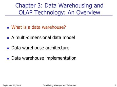 Ppt Data Mining Concepts And Techniques — Chapter 3 — Powerpoint Presentation Id4256137